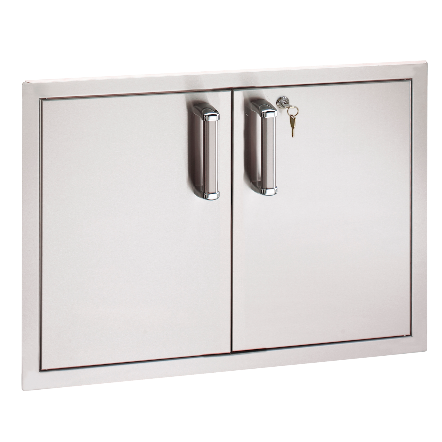 Flush Double Access Doors with Lock - Fire Magic Grills