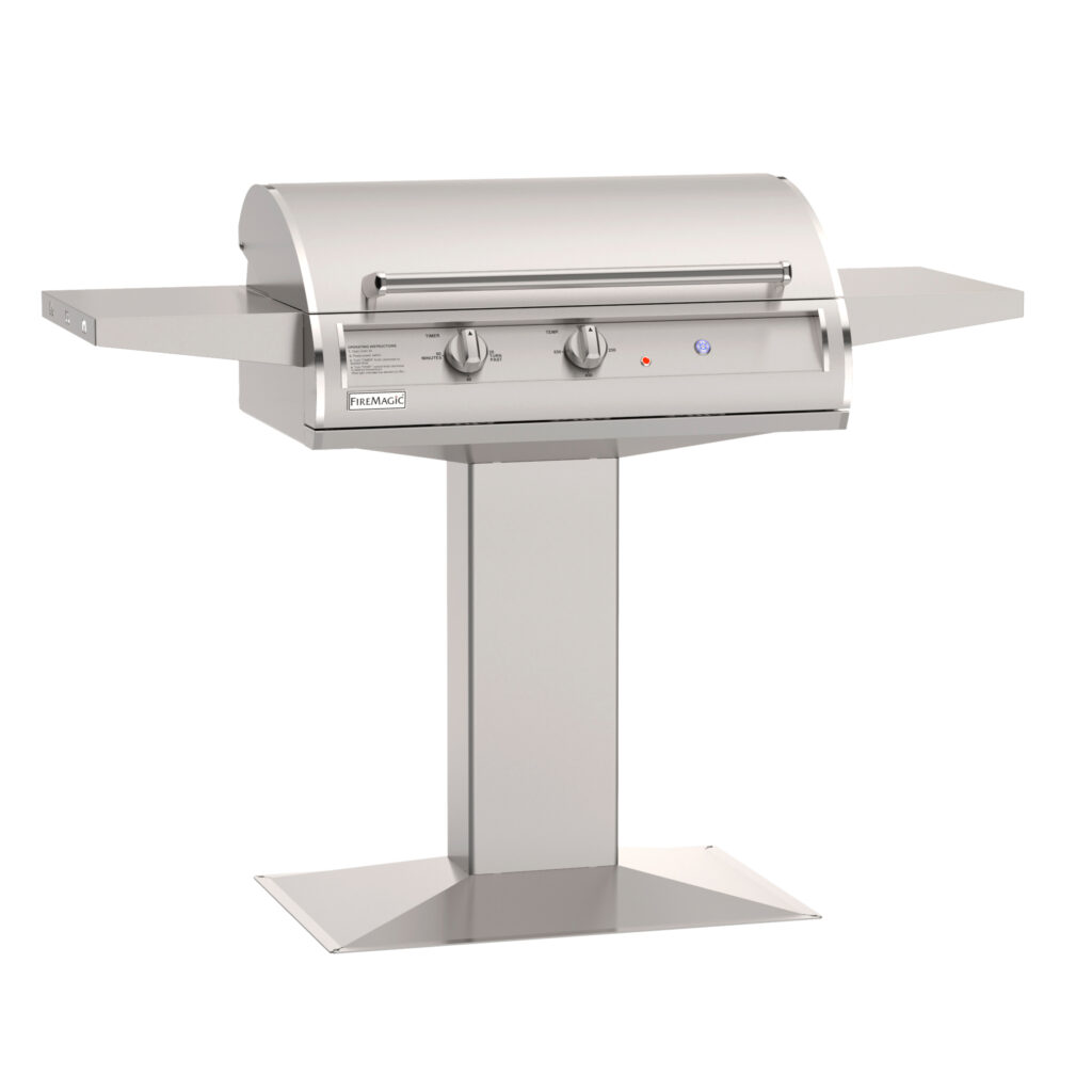 30 Inch Post Mounted Analog Electric Grill - Fire Magic Grills