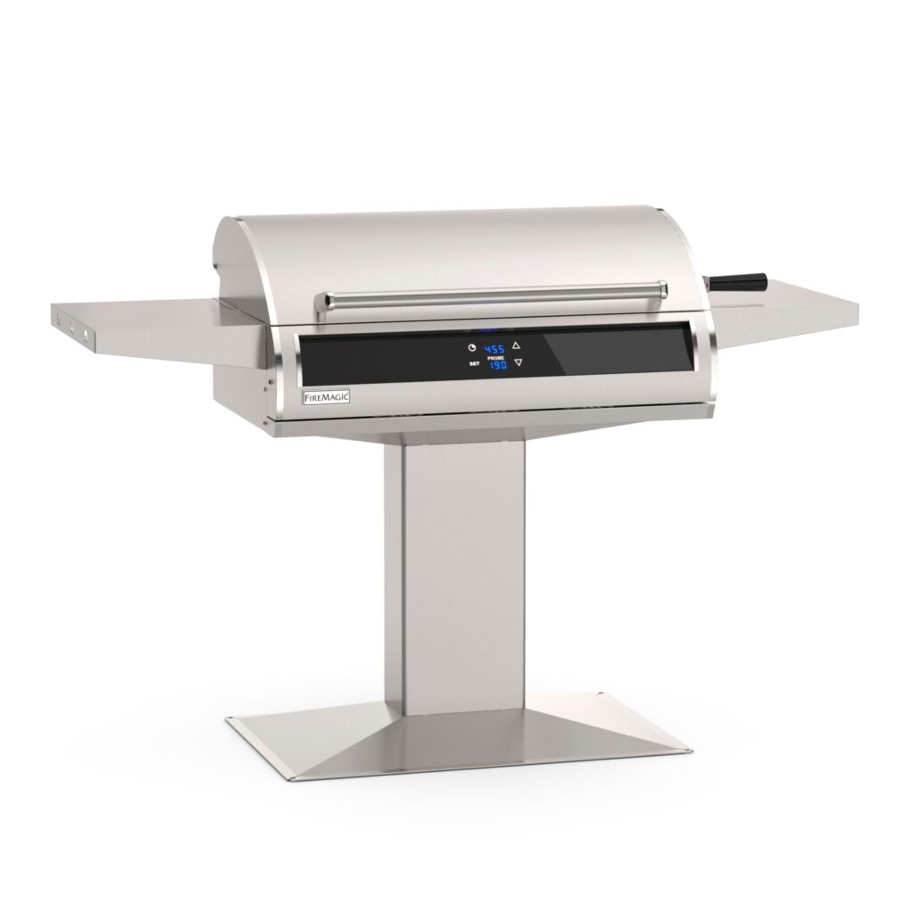 30 Inch Post-Mount Accessible Electric Grill with Single Control - Fire ...